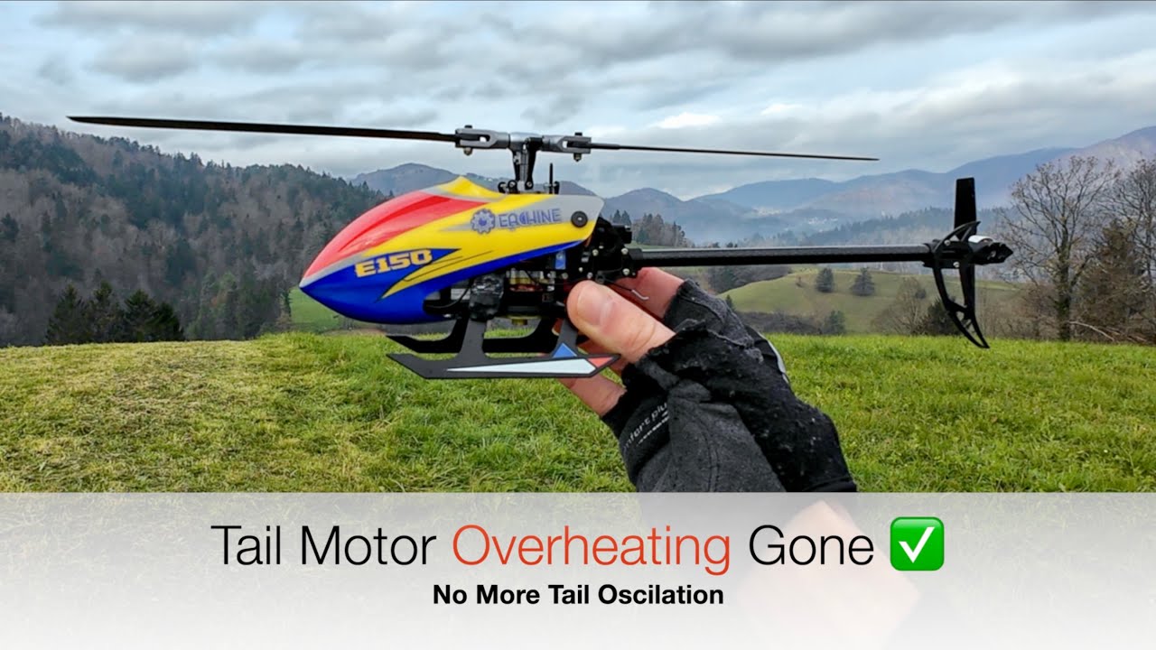 Tail Motor Overheating Resolved Eachine E150 / YuXiang F150 - YouTube