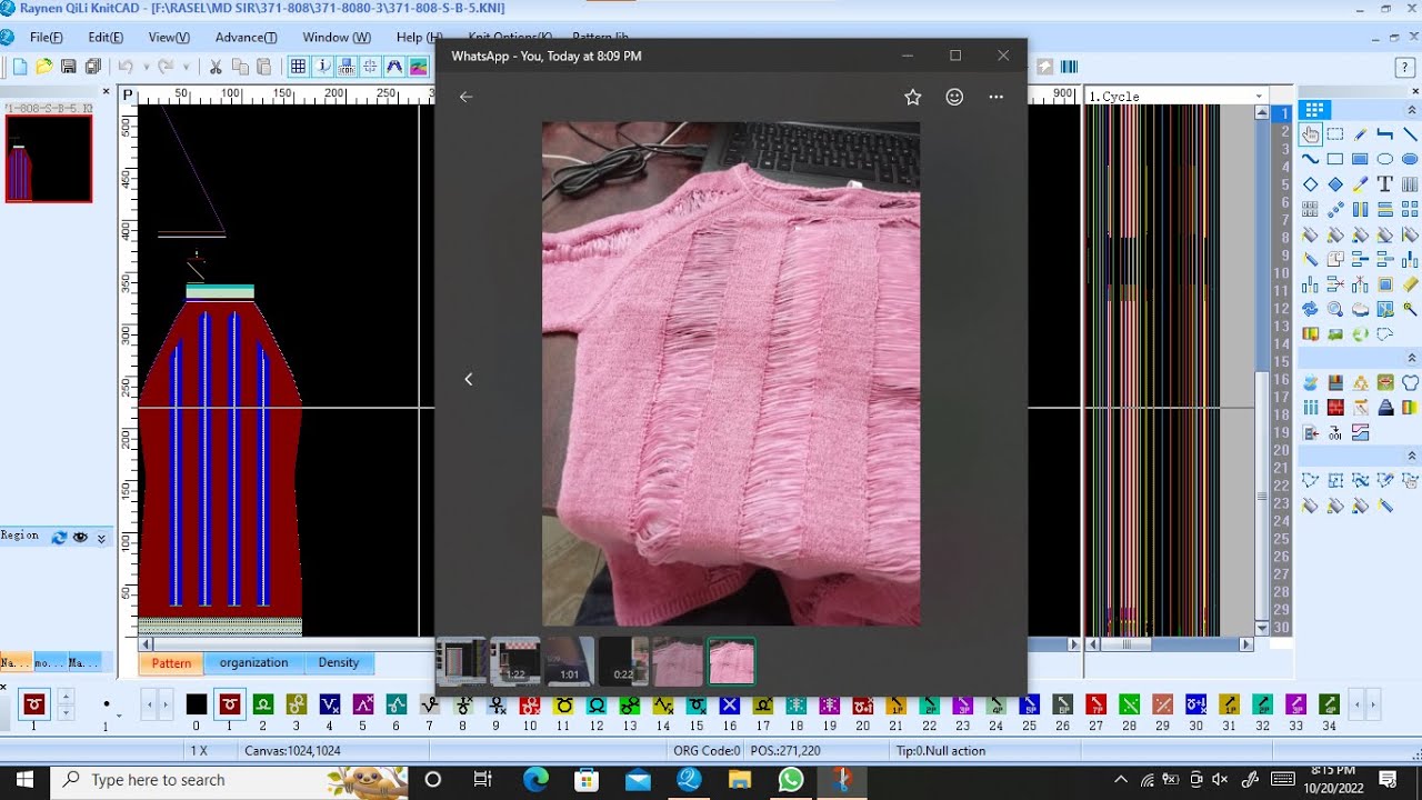 How to do a Chain Stitch by hqpds,Raynen Qili KnitCAD@epand - YouTube