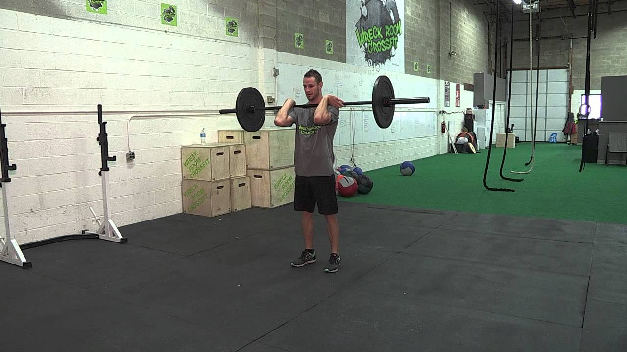 Front Rack Lunge - YouTube