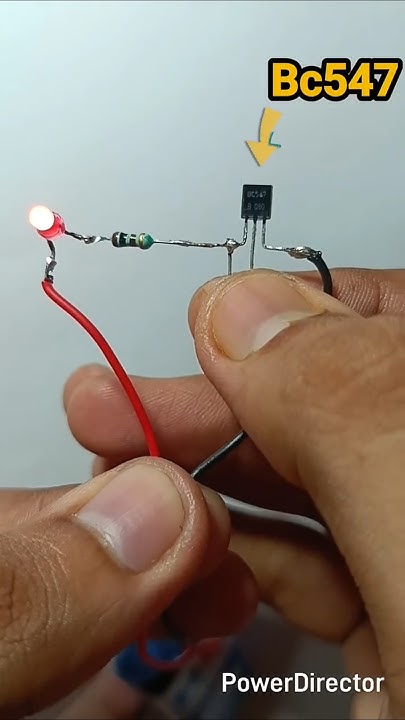 Simple Touch Sensor Using Bc547 🤯|Bc547 Transistor Magic Experiment #bc547 #circuit # ...