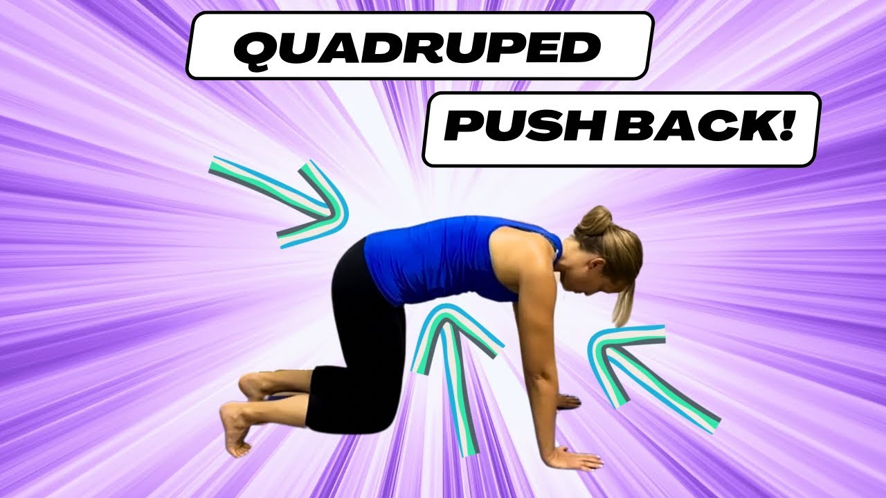 Learn to push overhead in a quadruped push back - YouTube