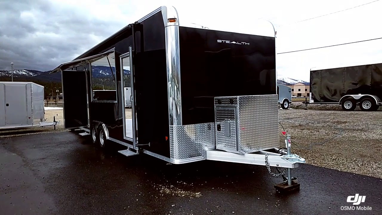 Stealth Aluminum Trailer - Made in Montana - Western States - YouTube