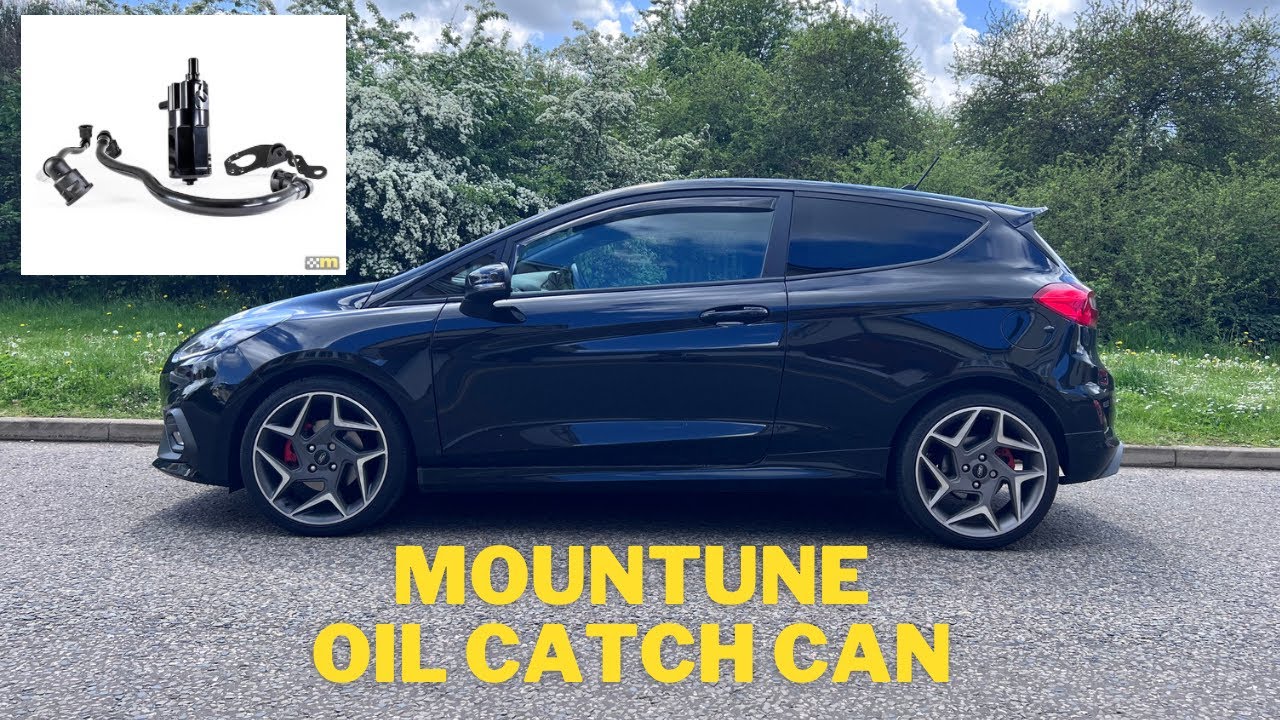 Fiesta ST gets an Oil Catch Can from Mountune - YouTube