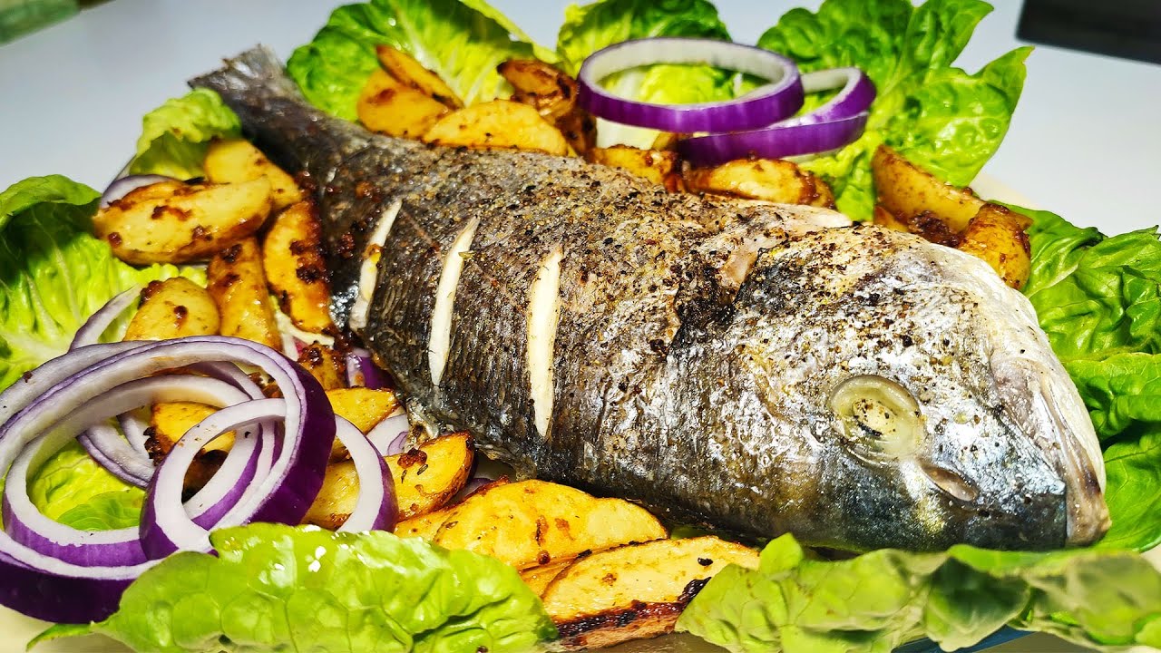 Perfect sea bream in the oven, tastes like it was prepared by a 5-star ...