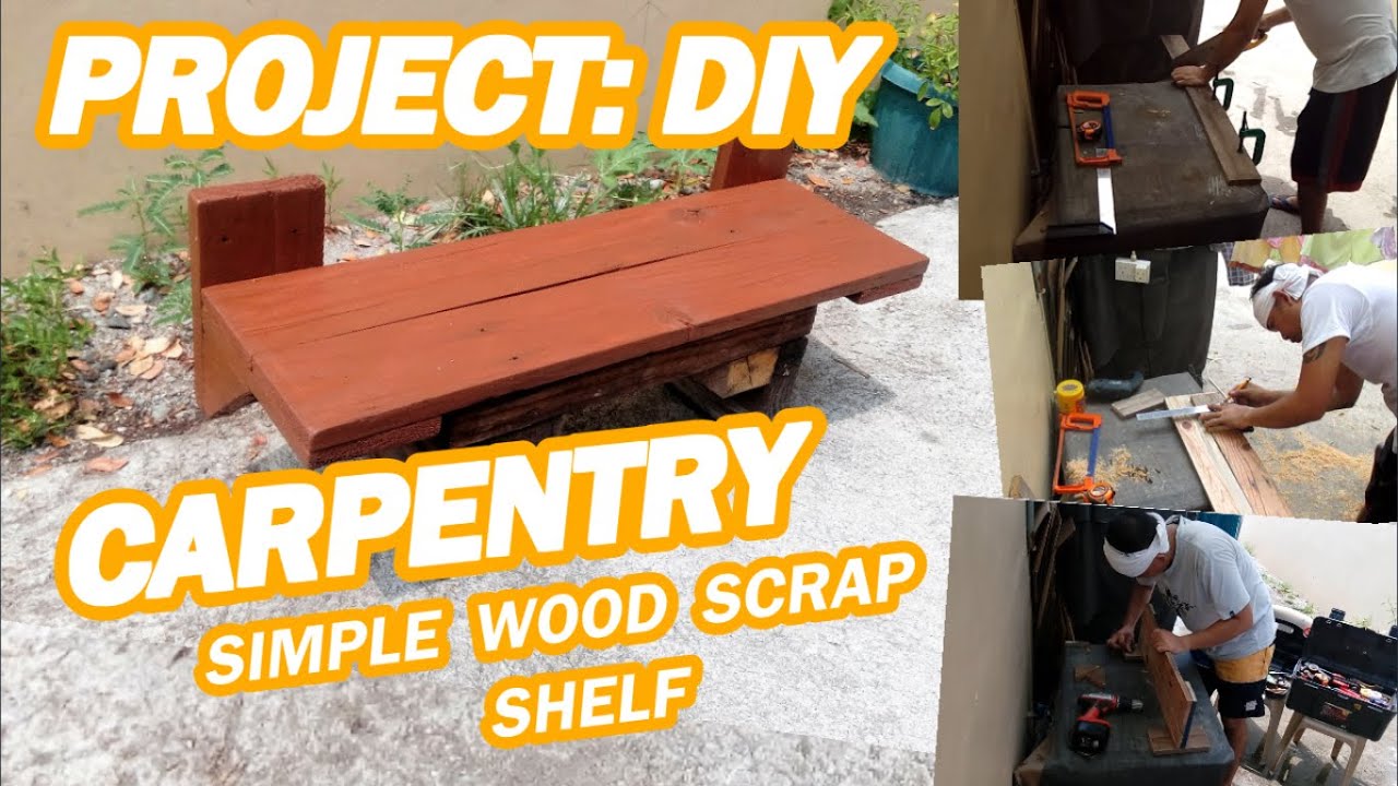 WOOD SCRAP SHELF - YouTube