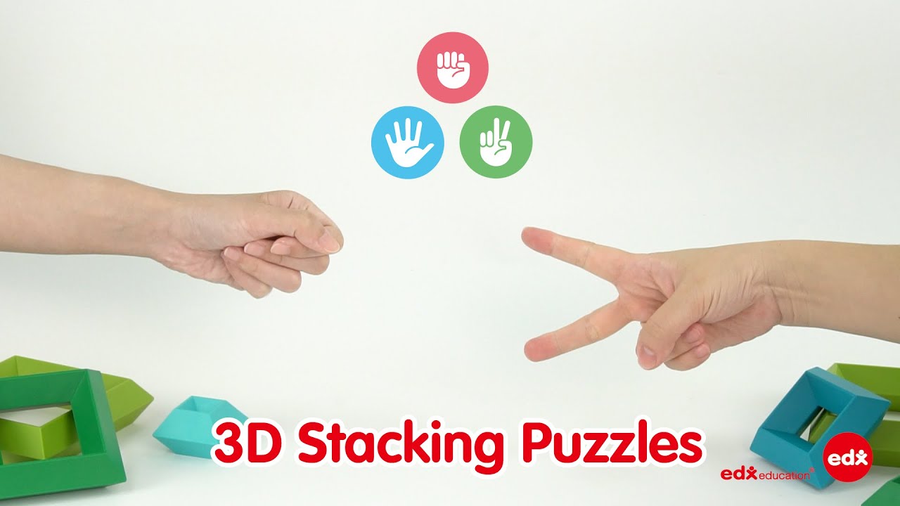 3D Stacking Puzzles (3/3) - Edx Education, Creative Play & Group Play ...