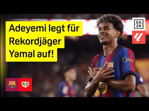 Auch Raphinha trifft doppelt: FC Barcelona - Vallecano | 3. Spieltag | LALIGA | DAZN Highlights