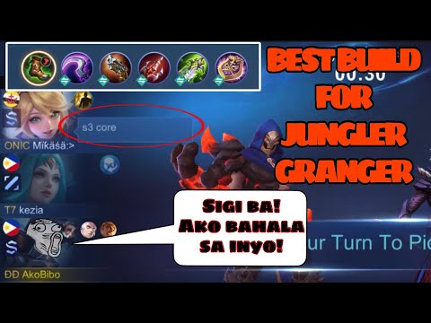 GRANGER BEST BUILD IN JUNGLE LANE MOBILE LEGENDS BANG BANG - YouTube