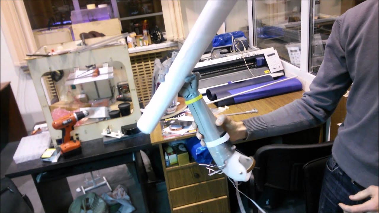 Prosthetic hand Fab Lab Kovalev - YouTube
