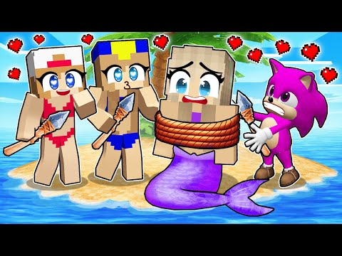 DENİZ KIZI OLDUM KIZ HAYRANLARIM PEŞİMDE! -Minecraft