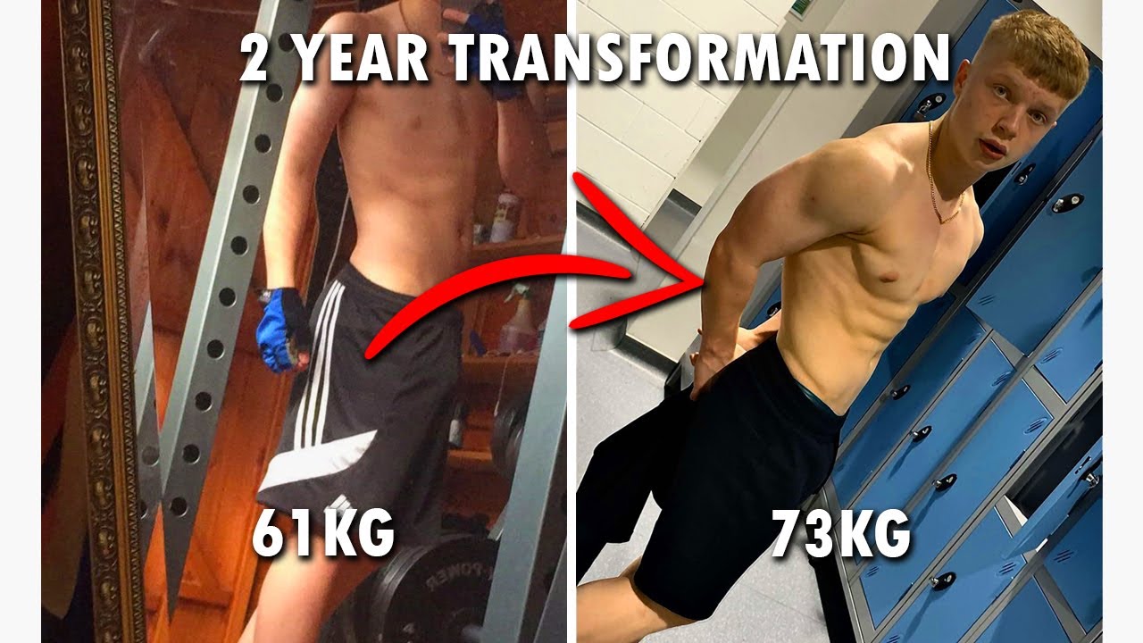 My 2 Year Transformation Skinny To Ripped - YouTube