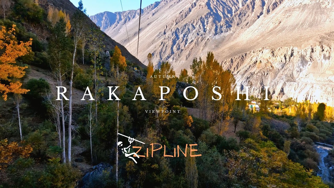 RAKAPOSHI ZIPLINE || Longest Zipline of Gilgit Baltistan || PAKISTAN - YouTube