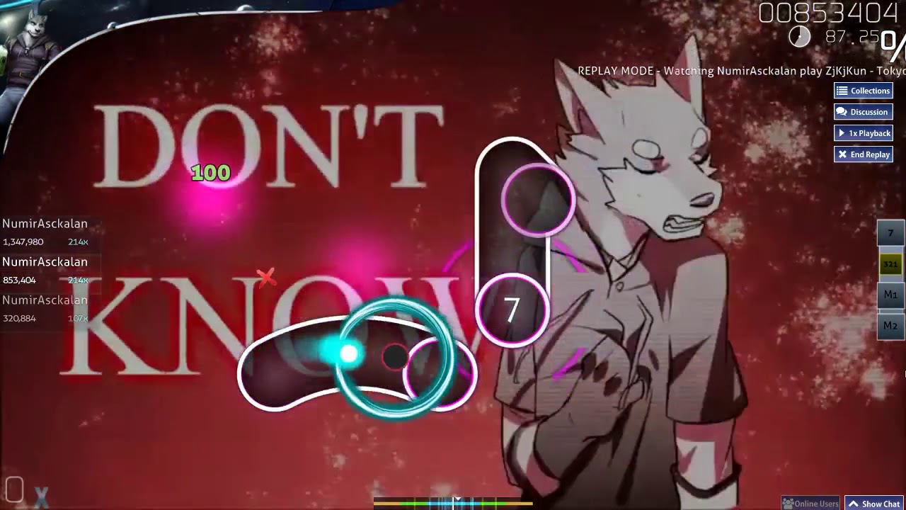 Osu! Furry beatmap training fun :) - YouTube
