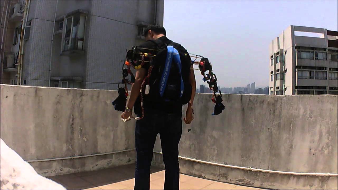 Robot Arm Back Pack Testing - YouTube