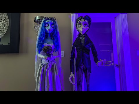 NEW FOR 2024 Spirit Halloween Victor & Emily Corpse Bride Animatronics ...