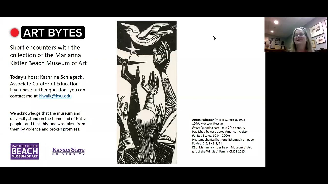 Art Bytes: "Peace" (greeting card) by Anton Refregier. - YouTube
