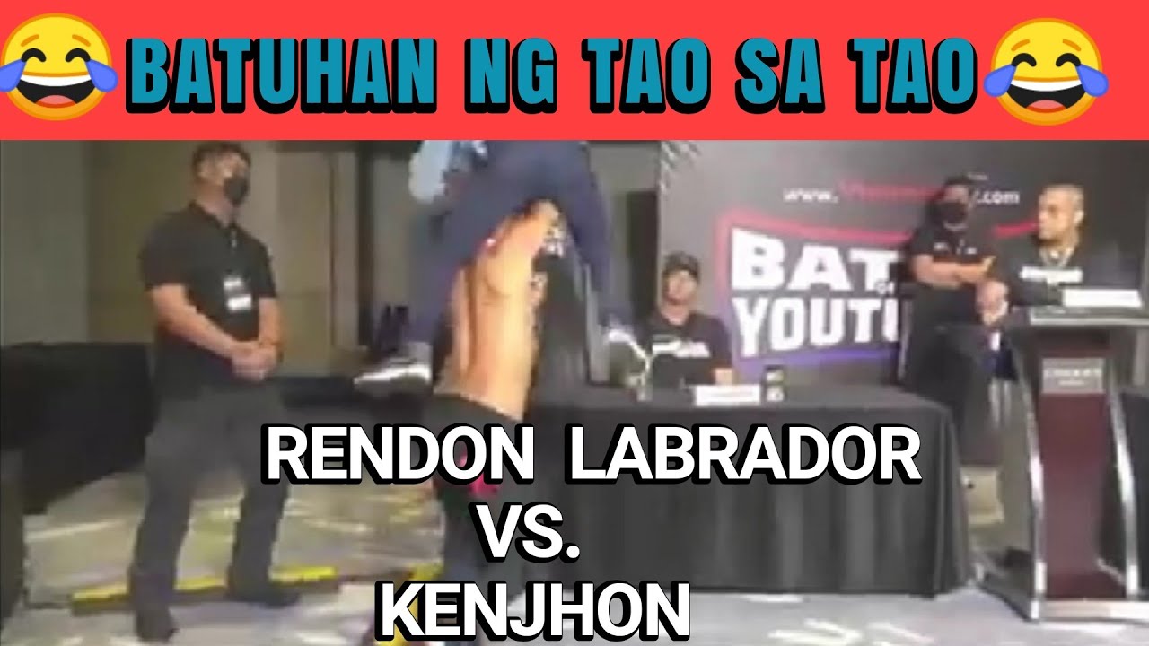 KENJHON vs RENDON LABRADOR #battleofyoutubers DISCLAIMER: Credits To ...