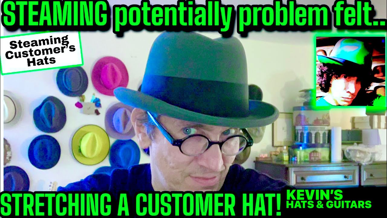 🟢Steaming! Potentially Problematic Brims - Stretching a Hat for a ...