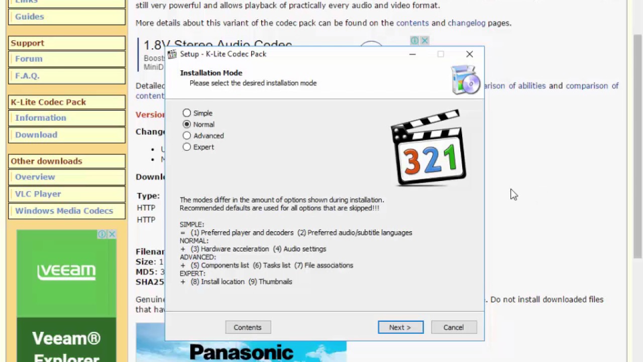 Instalando Klite Codec Pack - YouTube