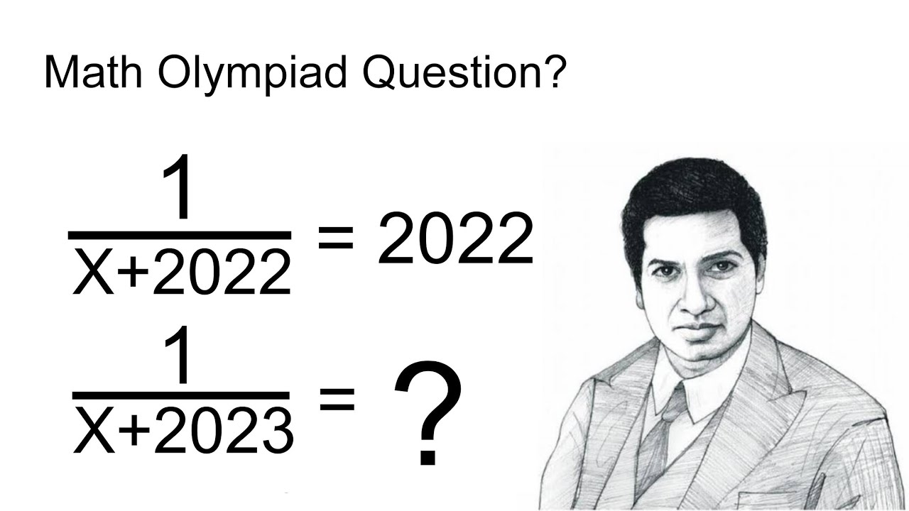 Math Olympiad Algebra Question | How to solve this math problem! - YouTube