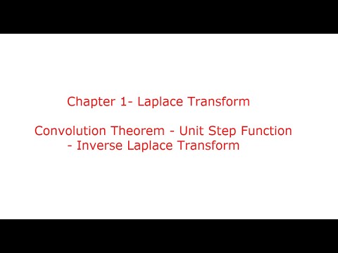 Inverse Laplace - Convolution - Unit Step Function - YouTube