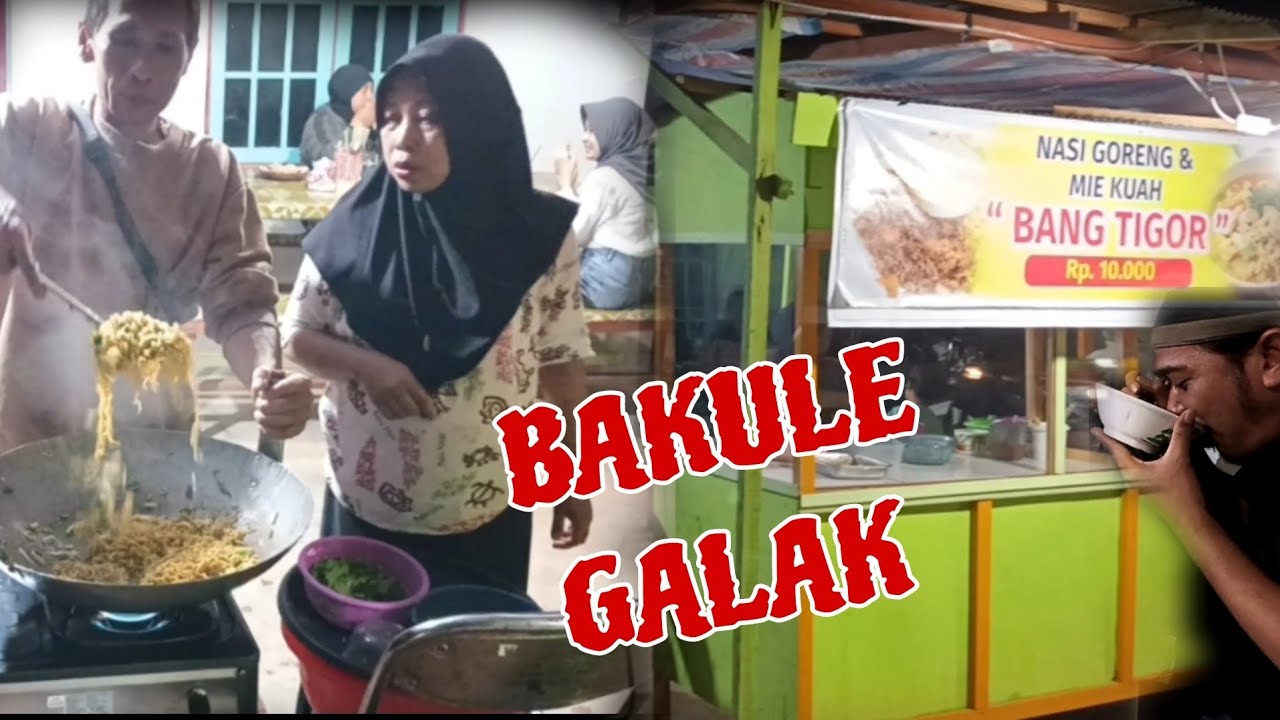 mukbang MIE KUAH + NASI GORENG WARUNG BANG TIGOR bakule GALAK TENAN tapi WENAK @_jezzknot1983 ...