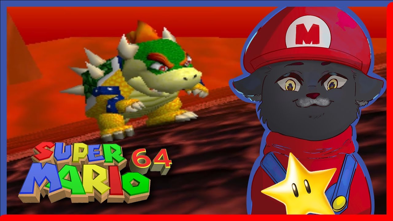 Super Mario 64 - Bowser In The Fire Sea - TODAS AS ESTRELAS - YouTube