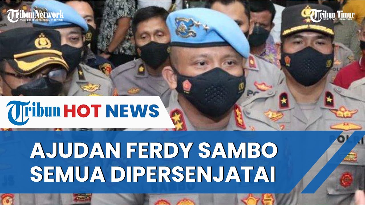 Ferdy Sambo Persenjatai Semua Ajudannya, Tak Hanya di Mobilnya Yang ...