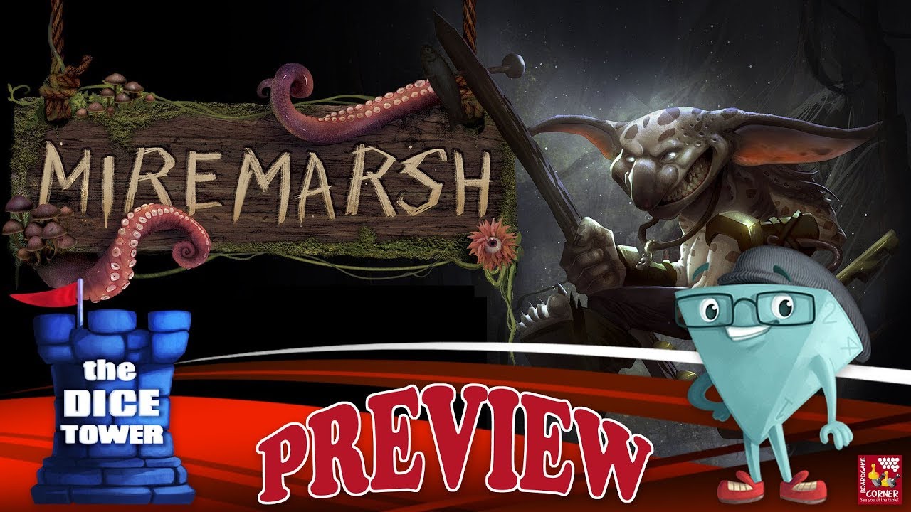 "MIREMARSH" a Dice Tower Preview - with Boardgame Corner - YouTube