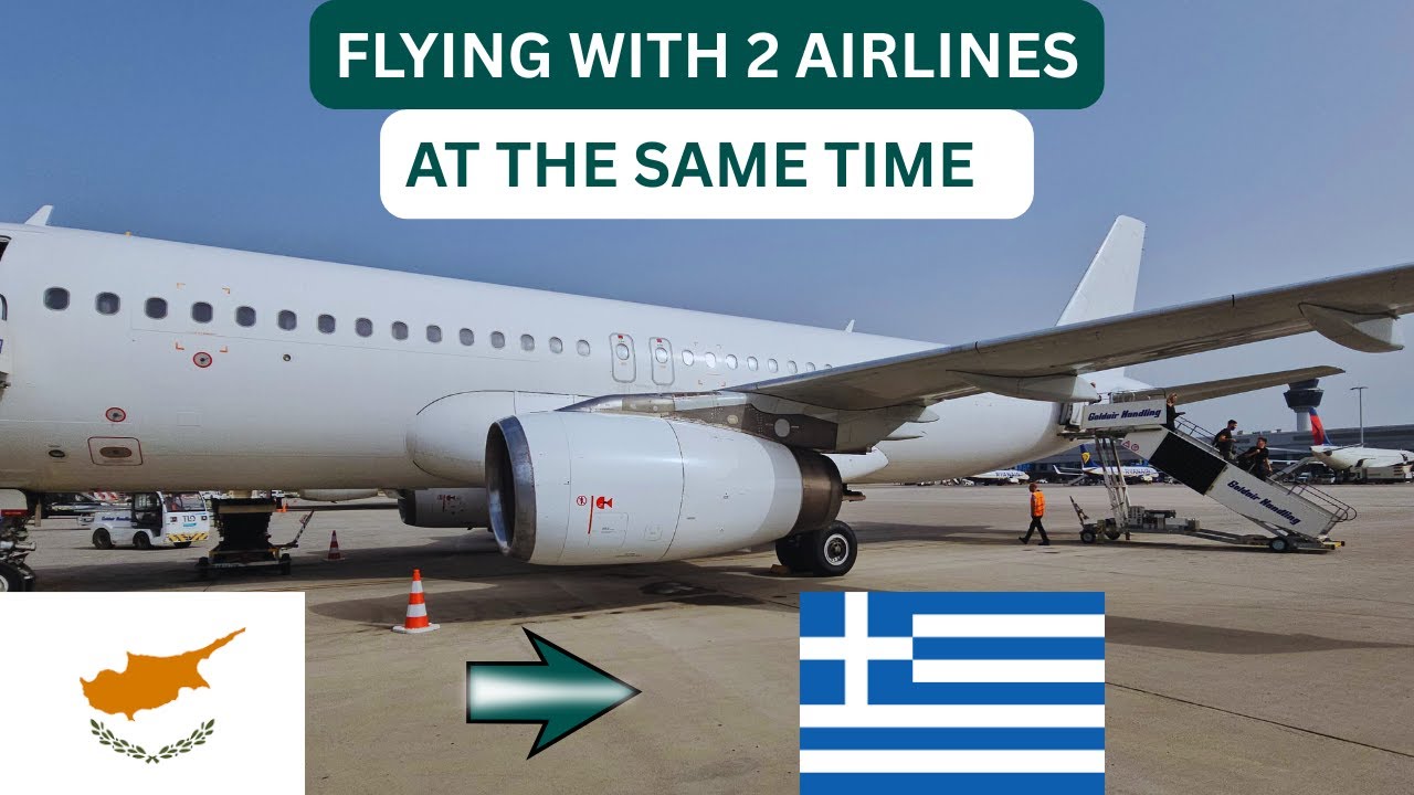 First flight on CYPRUS Airways | Larnaca to Athens | Airbus A320 in ...