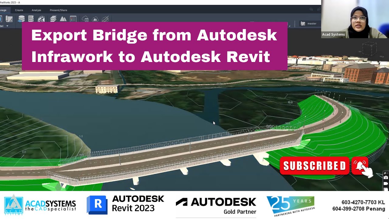Export Bridge from Autodesk Infrawork to Autodesk Revit - YouTube