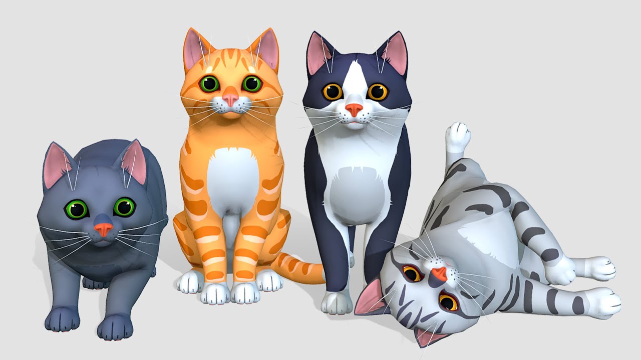 Cartoon Cat Animations - YouTube