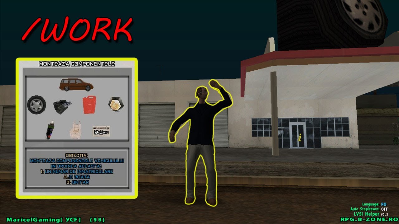 EP #83 - B-ZONE RPG 1 - REWORK LA JOB MECANIC - WORK JOB - YouTube