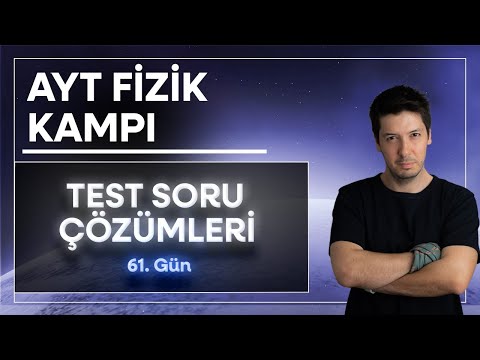 16) Kütle Çekim Kuvveti, Yörüngedeki Uydu Sistemleri ve Kepler Kanunları Soru Çözümü ( 61. Gün )