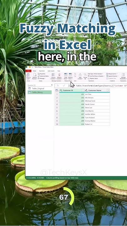 Fuzzy match in Excel in Power Query to Match Data #excel #powerqueryeditor #datascience #data ...