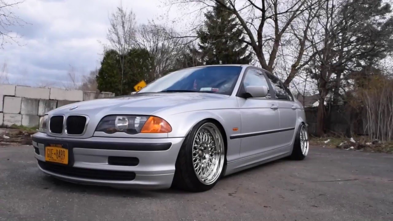 NICKS SLAMMED E46 sedan - YouTube