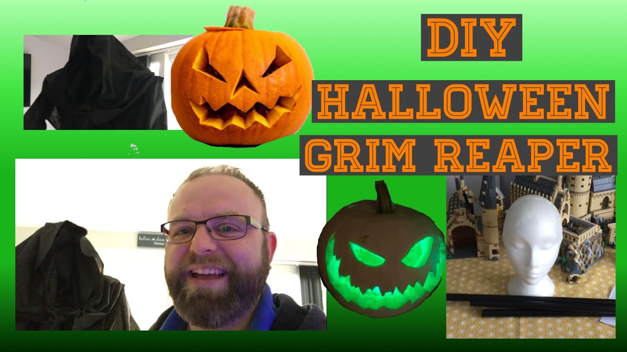 DIY Grim Reaper | Halloween Prop construction | New 2021 - YouTube