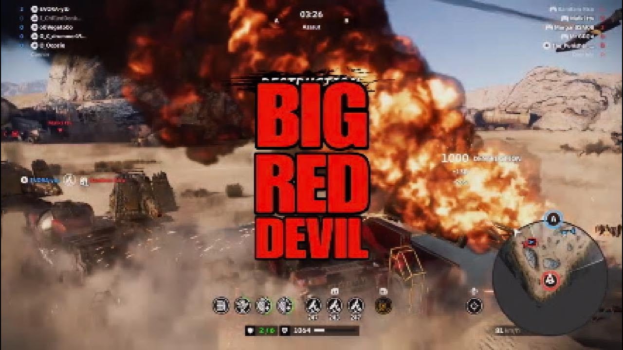 CROSSOUT BIG RED DEVIL test - YouTube