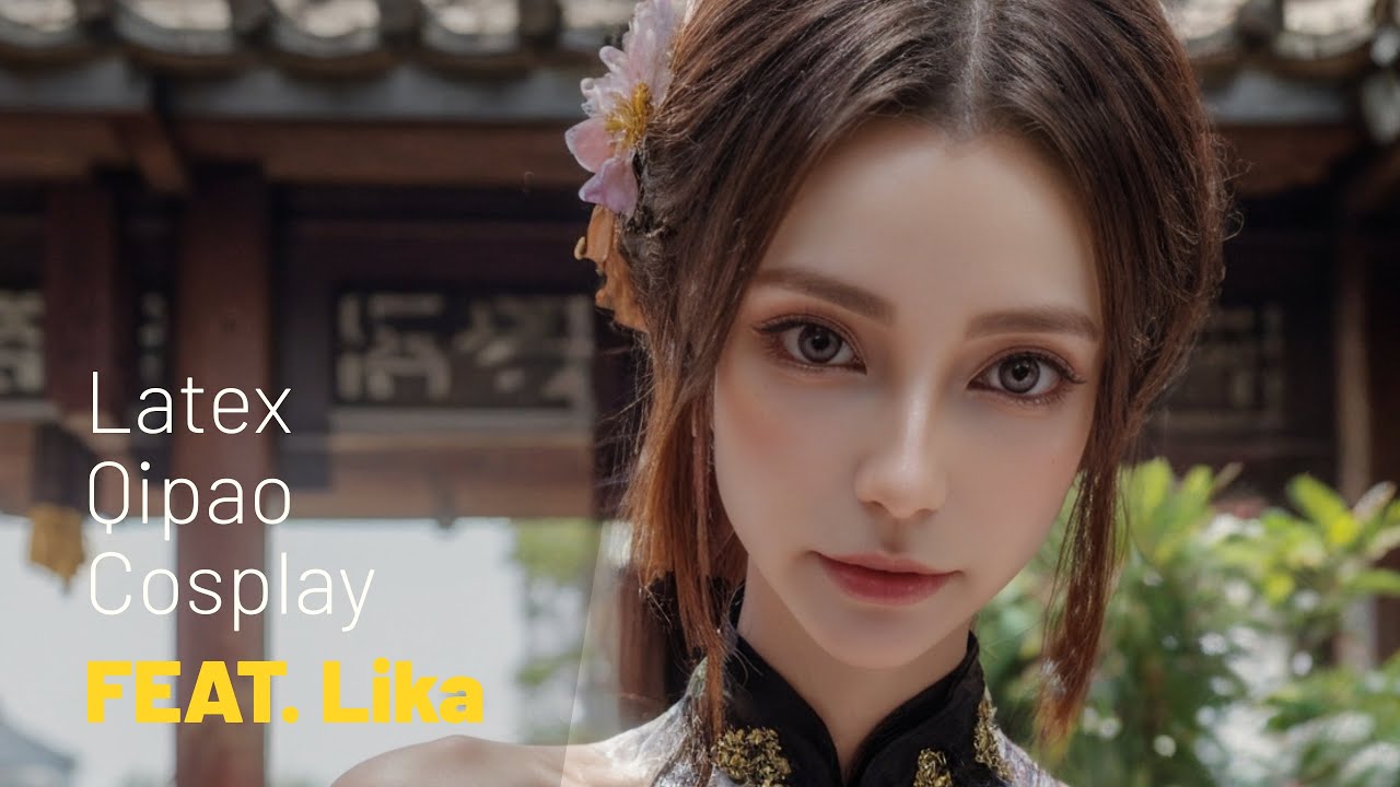「4K」Latex Qipao | Beauty Lookbook - YouTube