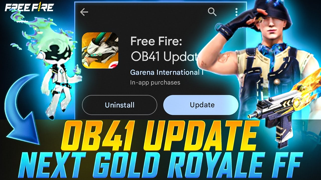 OB41 NEW GOLD ROYALE FREE FIRE | FREE FIRE OB41 UPDATE FULL DETAILS ...