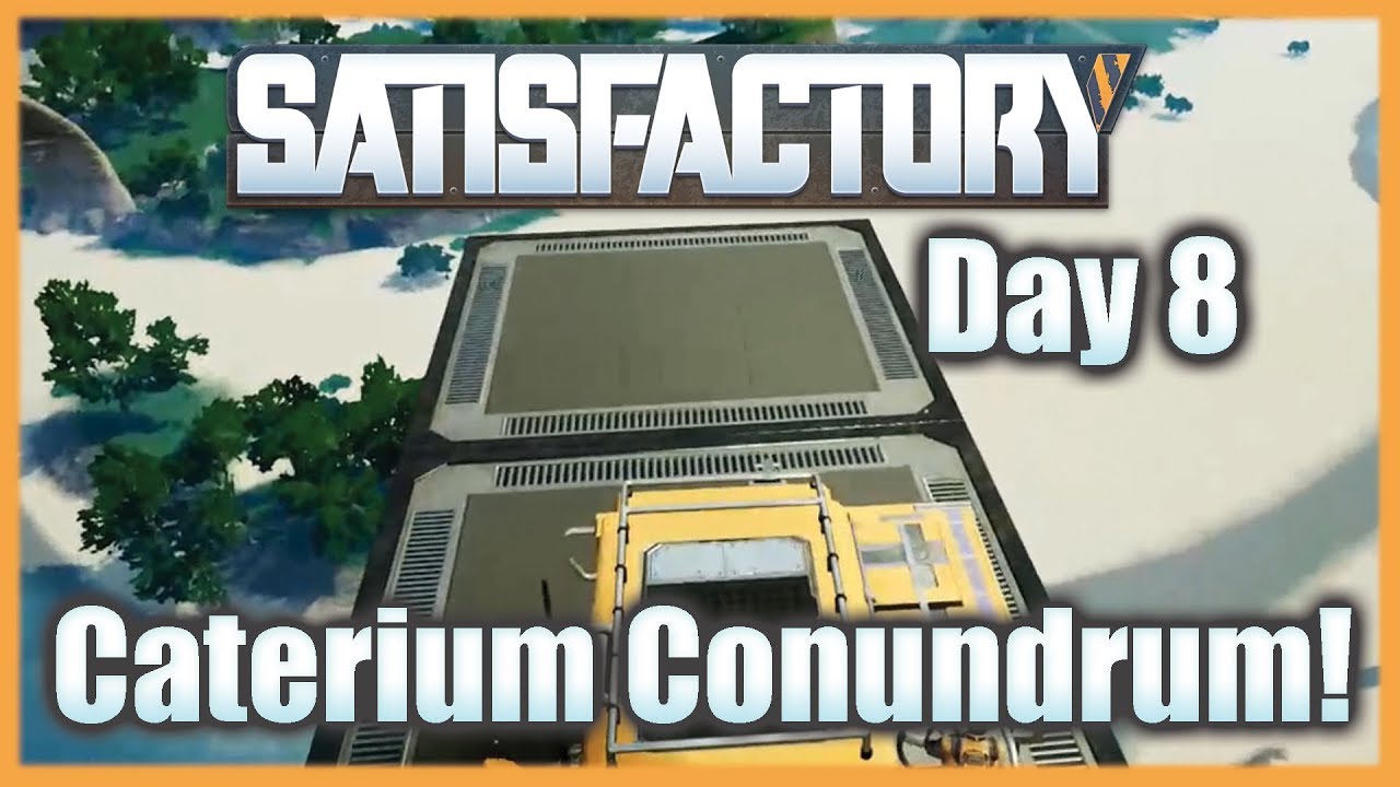 Satisfactory: Caterium Unlock and Outpost! - YouTube