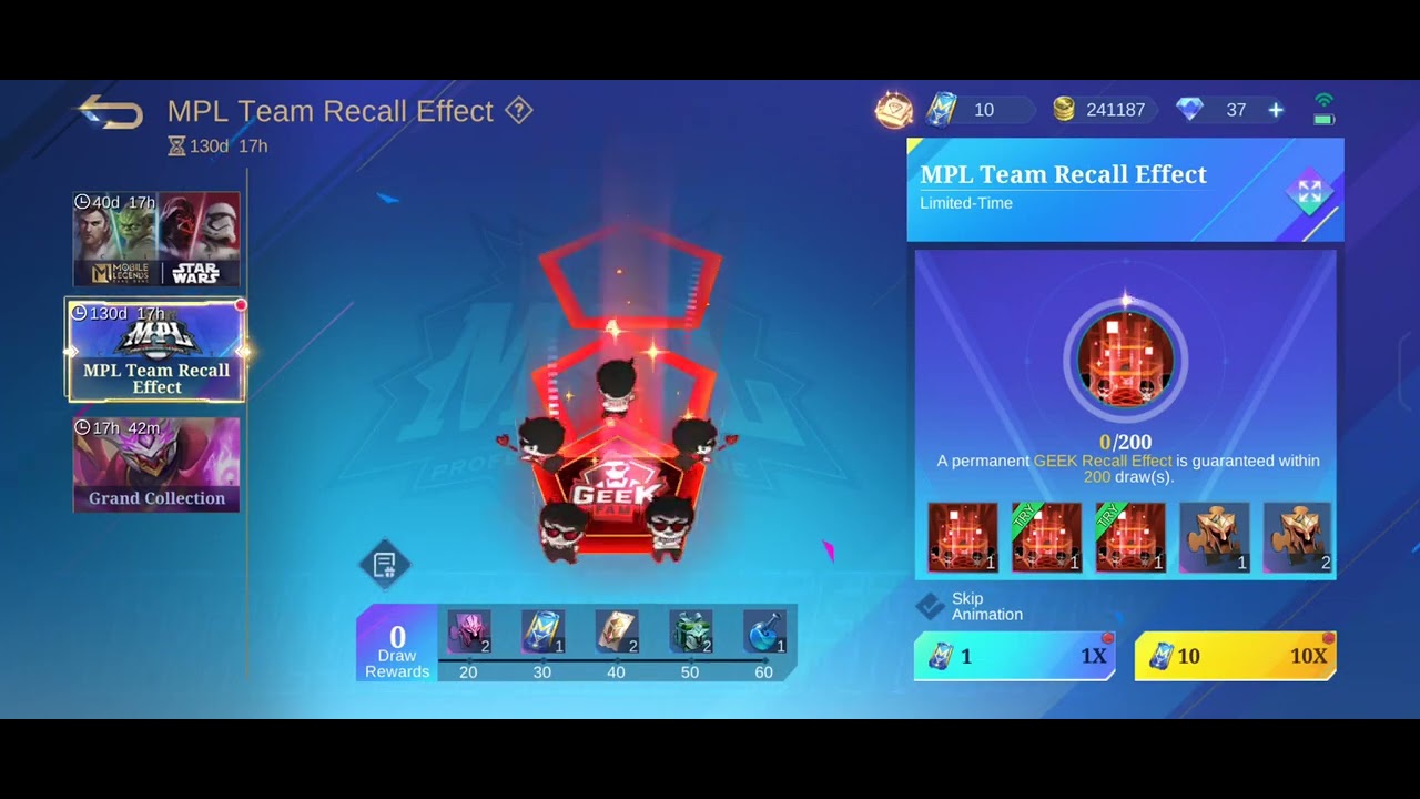 Mobile Legends Bang Bang MPL Team Recall Effect Free summons! - YouTube