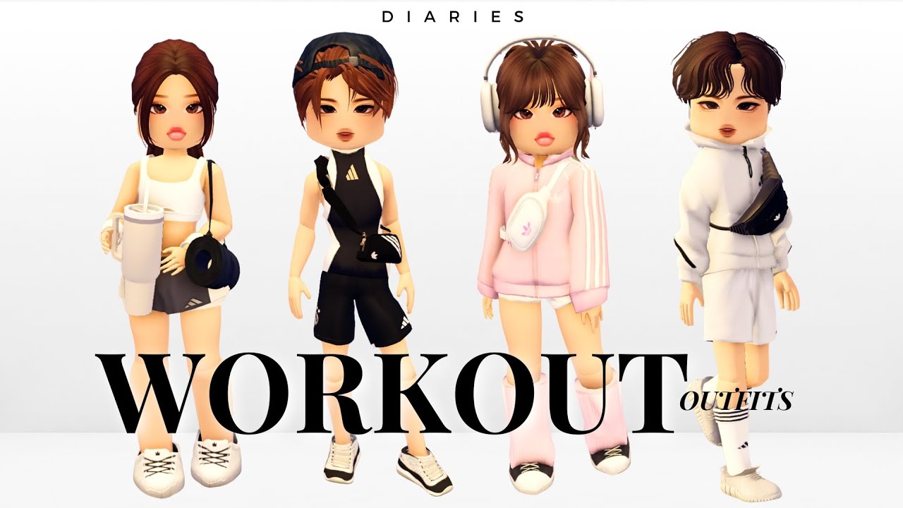 Roblox Workout Outfit Codes 'Rp' 🎀 | Diaries - YouTube