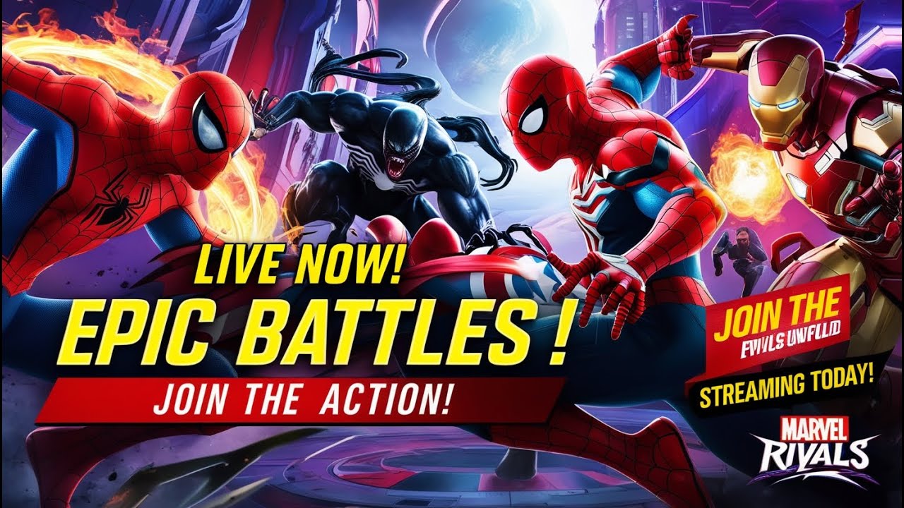 🔥 Marvel Rivals LIVE 🔴: Epic Hero vs Villain Battles! 🕷️💥 Join the ...