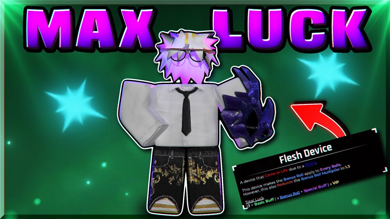 MAX LUCK With The *NEW* FLESH DEVICE Got Me This.. | Sol's RNG - YouTube