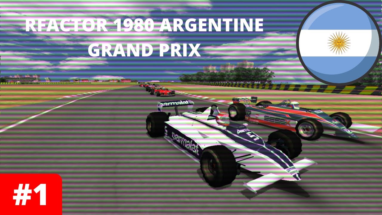 rFactor F1 1980 | Round 1 | Argentine GP - YouTube