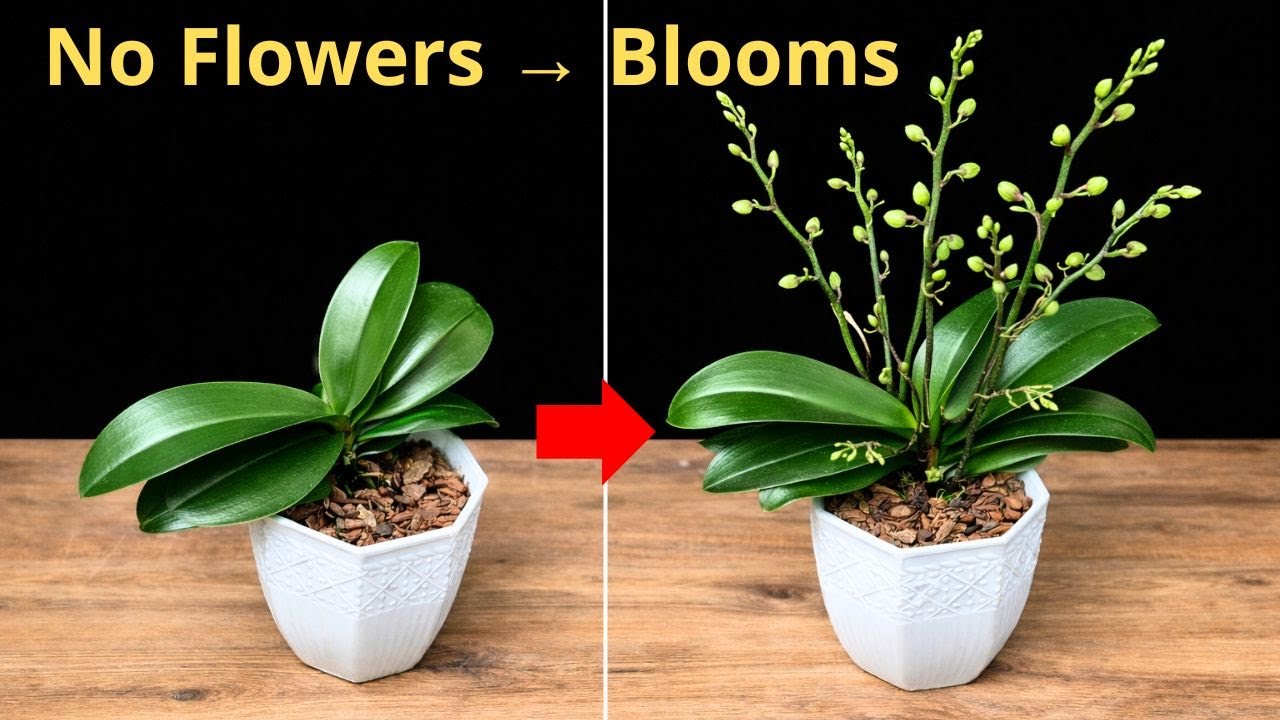 How to Make Orchids Bloom Again After Years Simple & Natural - YouTube
