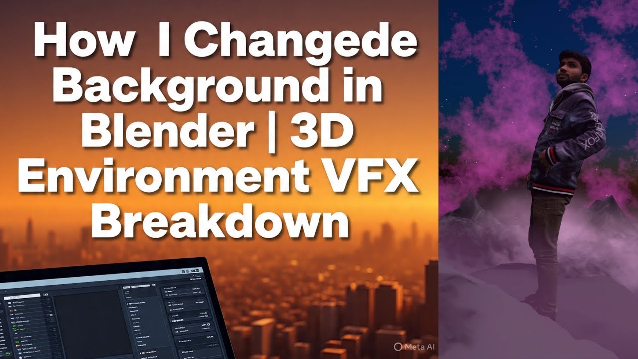 How I Changed the Background in Blender | 3D Environment VFX Breakdown - YouTube