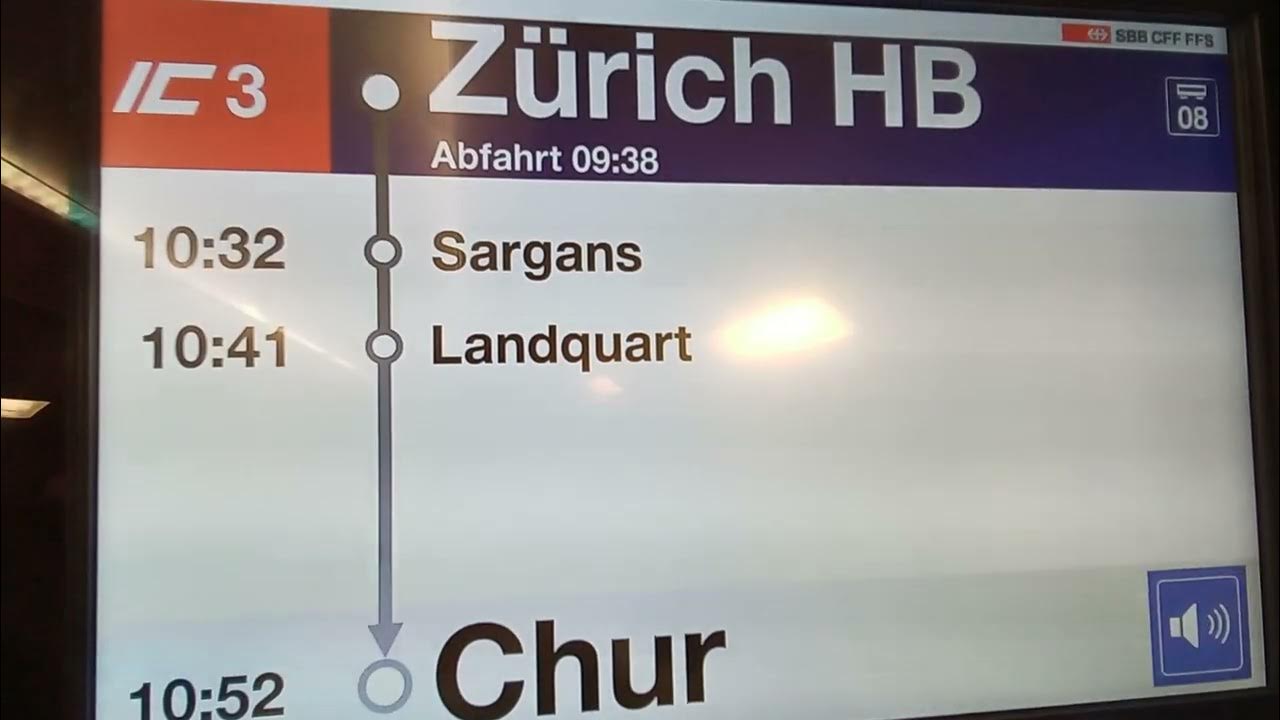 SBB begrüsüng im IC3 - YouTube
