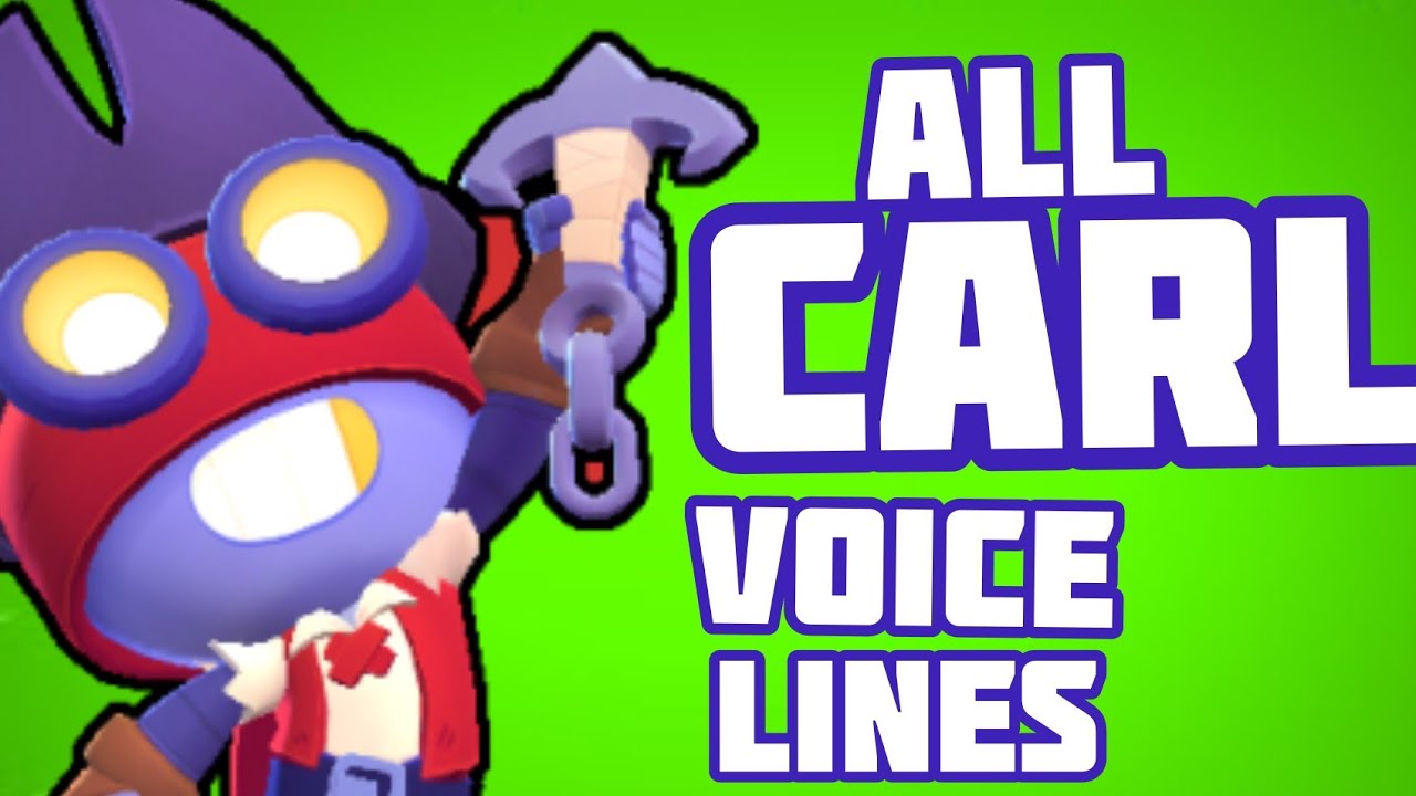 Carl voice lines | brawl stars - YouTube